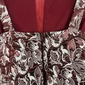 Rory USA | Dresses | Rory Usa Vintage Metallic Pin Up Fit And Flare ...